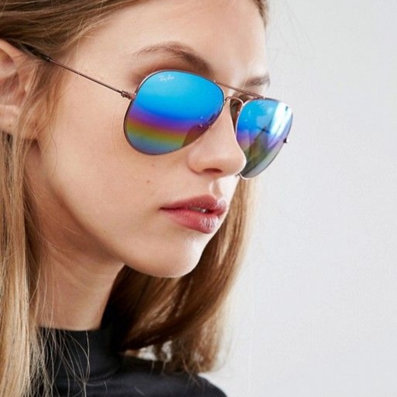 Ray-Ban | Accessories | Rayban Blue Gradient Sunglasses | Poshmark
